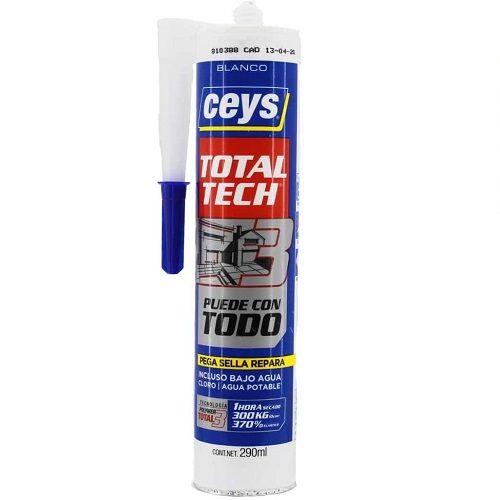 Adhesivo Ceys Total Tech 290 ml Blanco