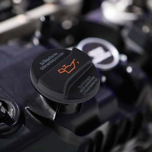 Tapon de llenado filtro aceite 06A103485F/C Negro