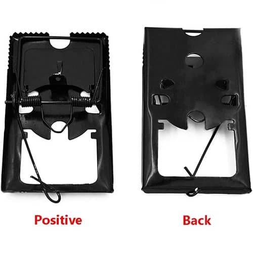 Trampa para raton Tipo Clip de hierro 16x9 cm Negro Trampa para raton Tipo Clip de hierro 16x9 cm Negro