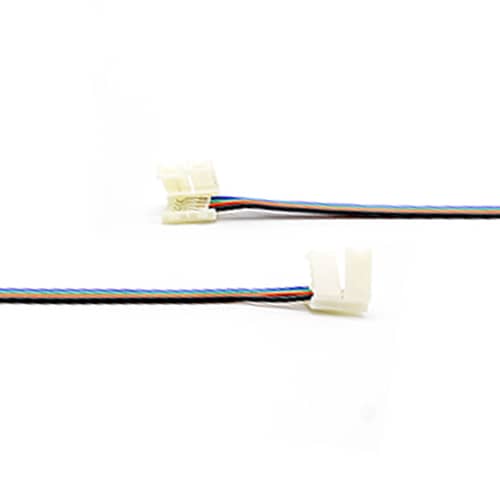 Cable conexion tira LED RGB de 4 pin Multicolor