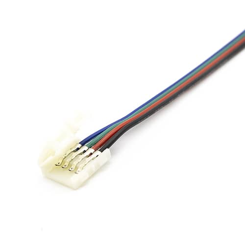 Cable conexion tira LED RGB de 4 pin Multicolor