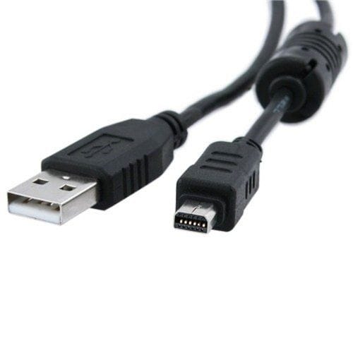 Cable USB camara compatible con Olympus 2 M Negro