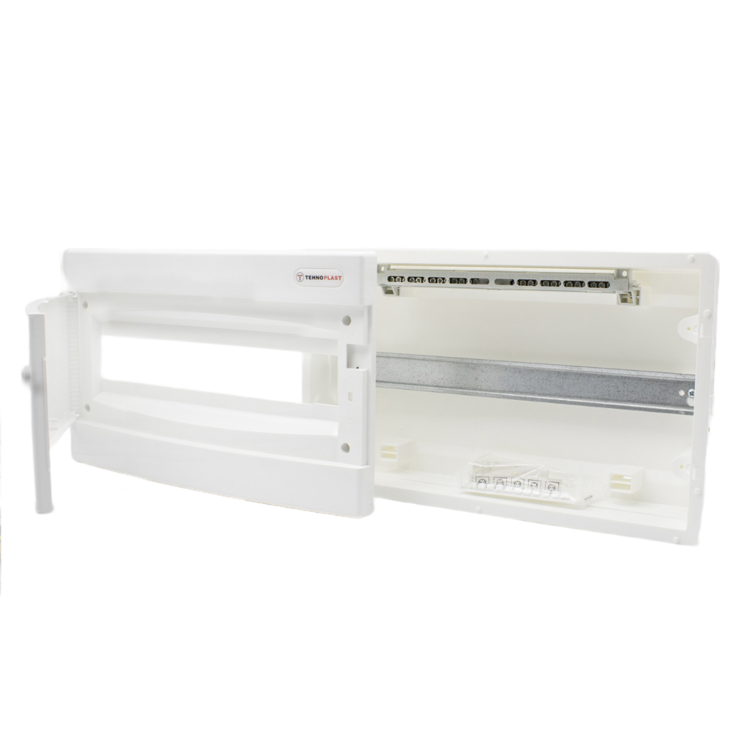 Caja distribucion electrica empotrable IP40 de 18 modulos Blanco