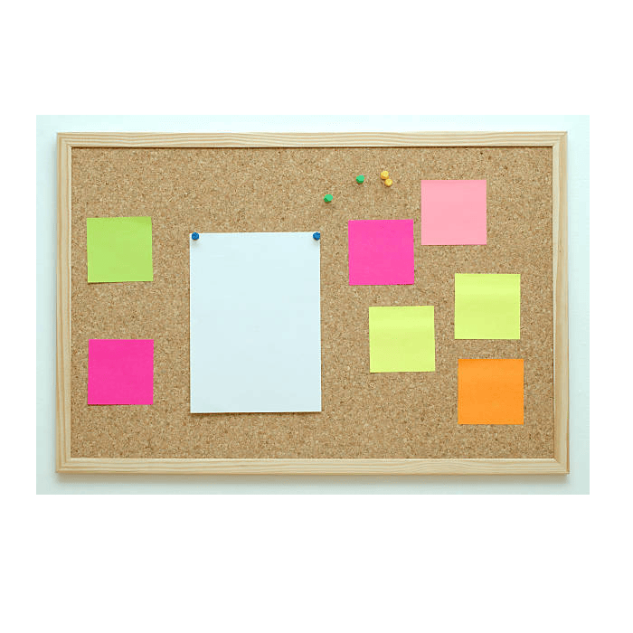 Tablero de corcho mural Q-Connect 60 x 40 cm